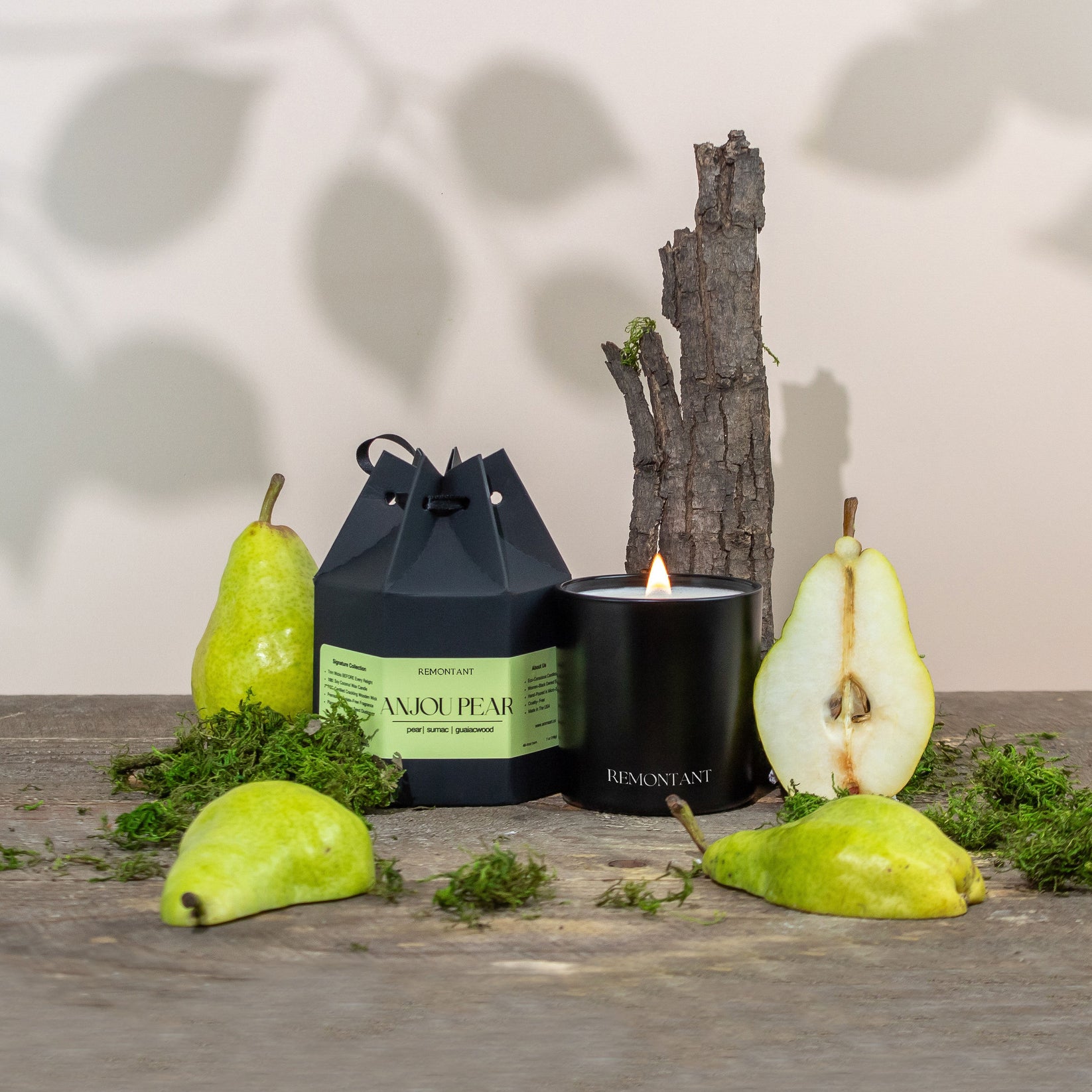 Anjou Pear Candle | Pear ~ Sumac ~ Guaiacwood | Wood Wick Candle – The ...