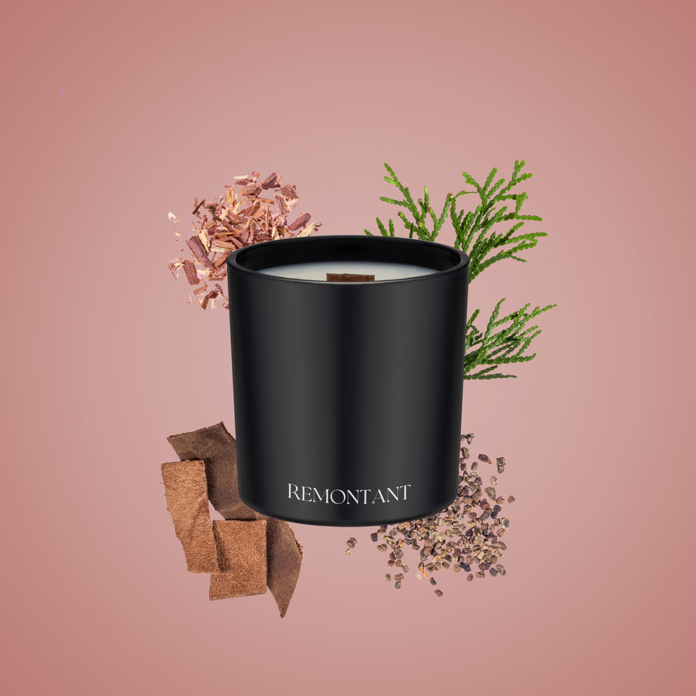 Dark Academia Candle | Cardamom ~ Leather ~ Cedar | Wood Wick Candle ...
