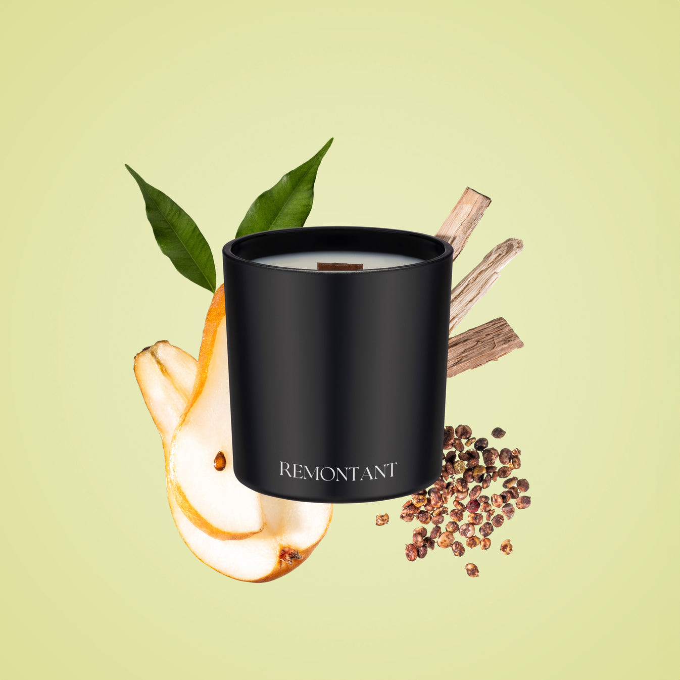 Anjou Pear Candle | Pear ~ Sumac ~ Guaiacwood | Wood Wick Candle – The ...