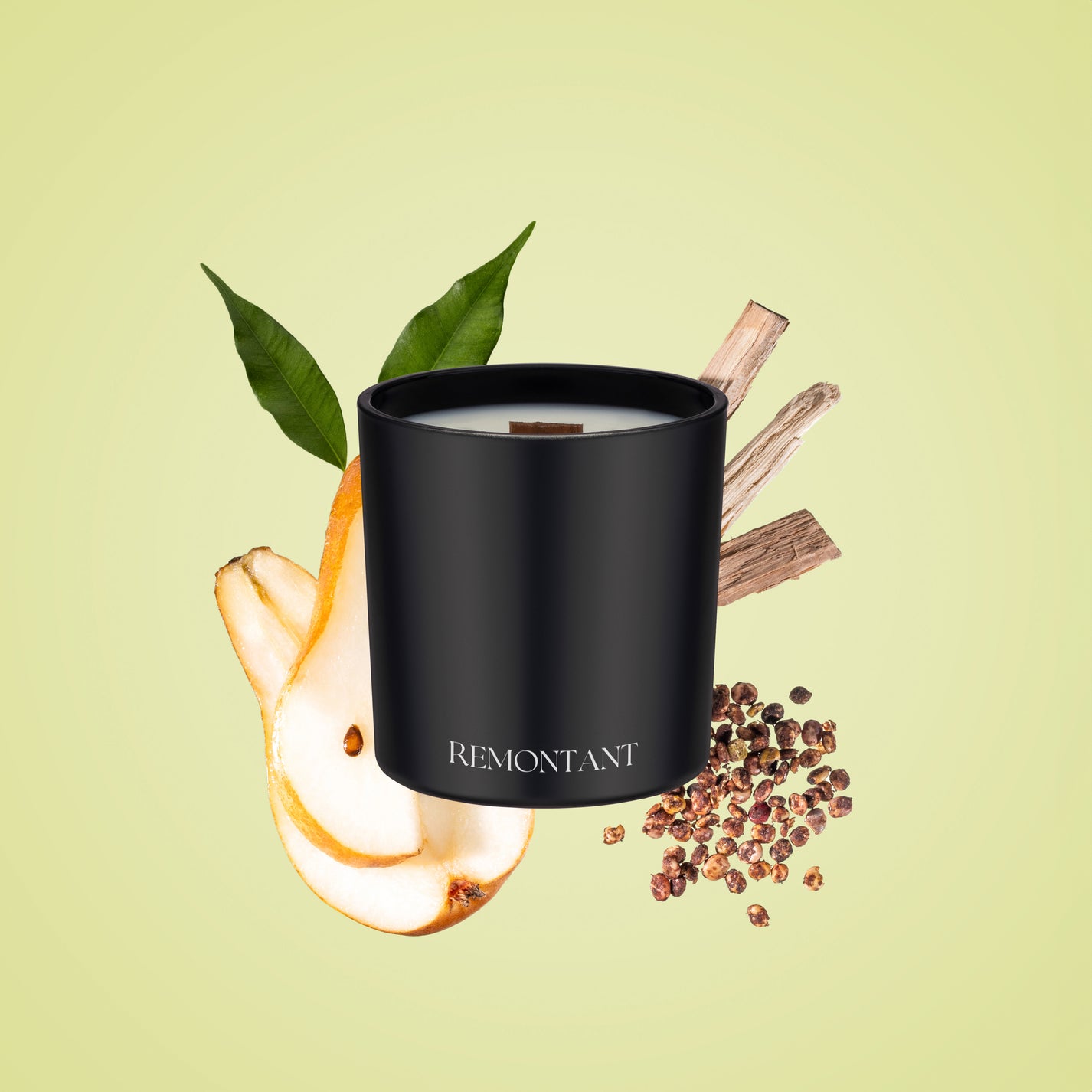 Anjou Pear Candle | Pear ~ Sumac ~ Guaiacwood | Wood Wick Candle – The ...